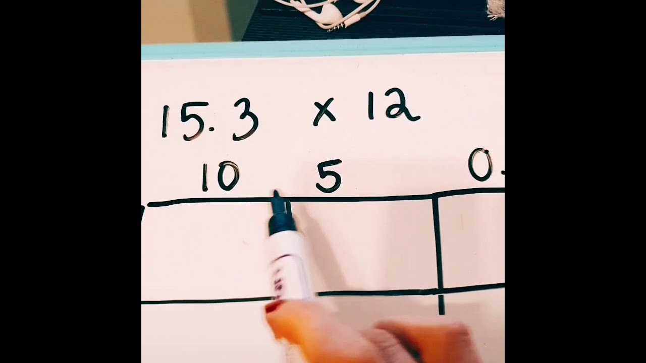 Multiply Decimal Fraction Using Grid Method - YouTube