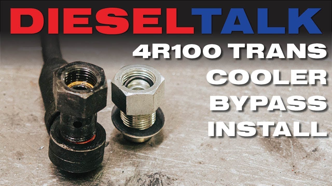 Diesel Talk + Install | DieselSite 4R100 Transmission Cooler Bypass ...