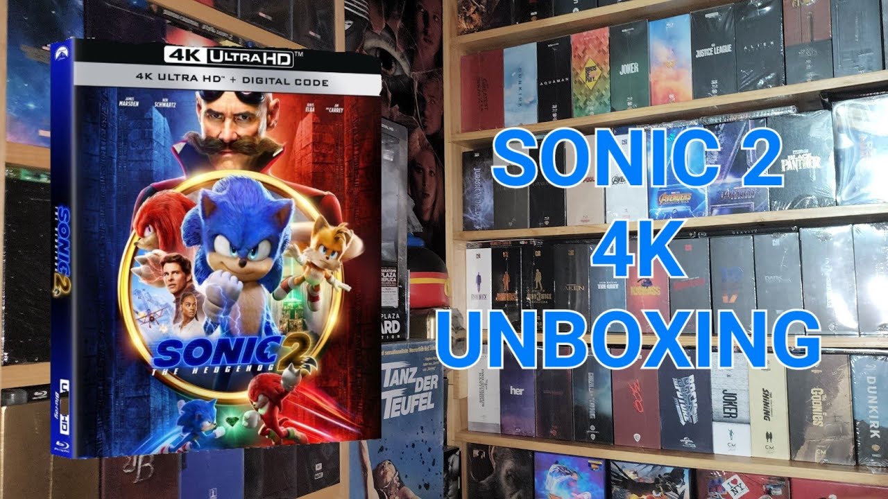 SONIC 2 4K UNBOXING + MENU - YouTube