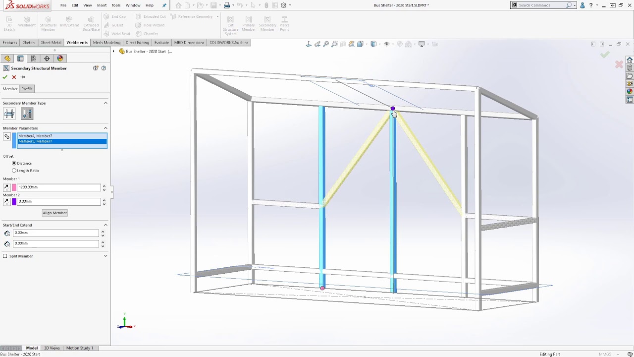 SOLIDWORKS 2020 Structure System - YouTube