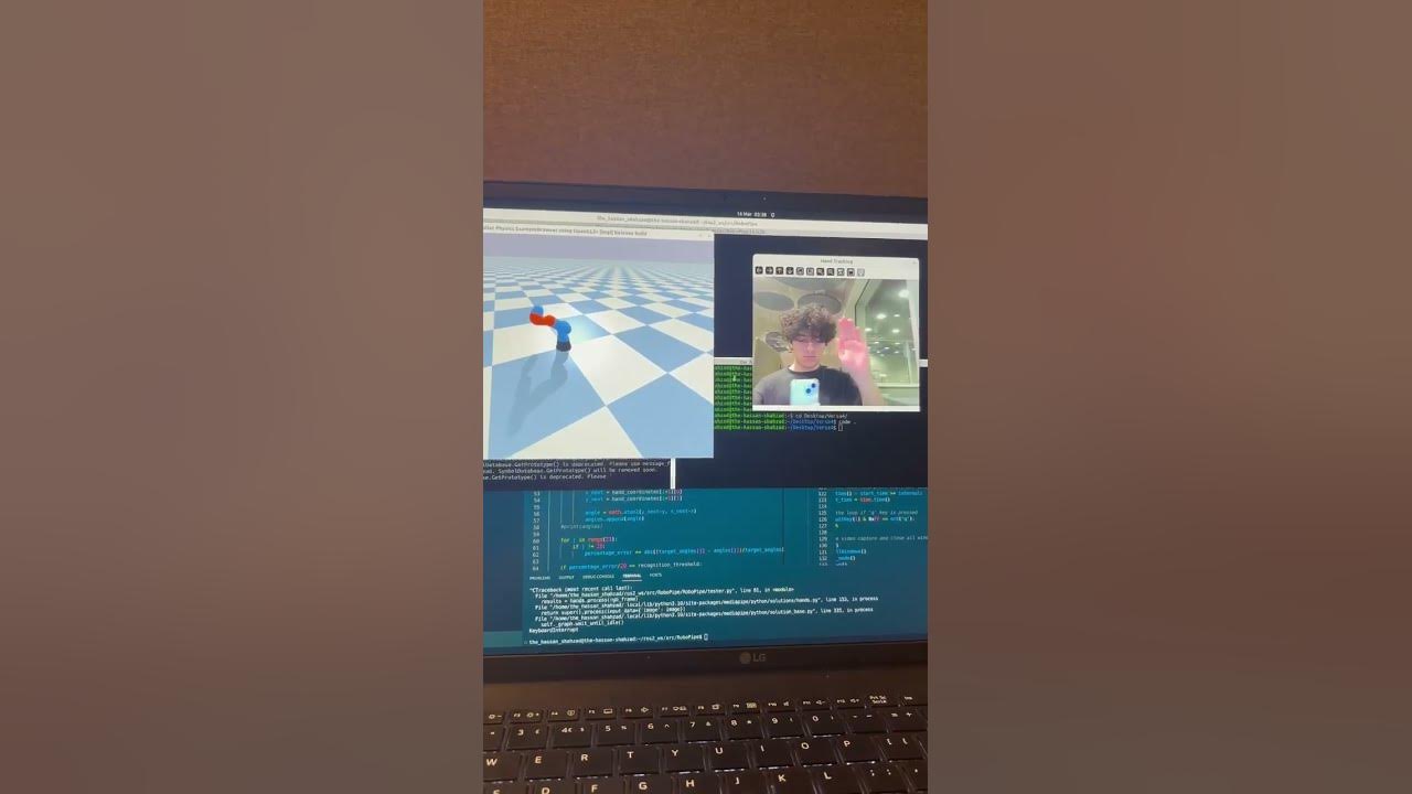 Pybullet ROS2 and OpenCV demo - YouTube