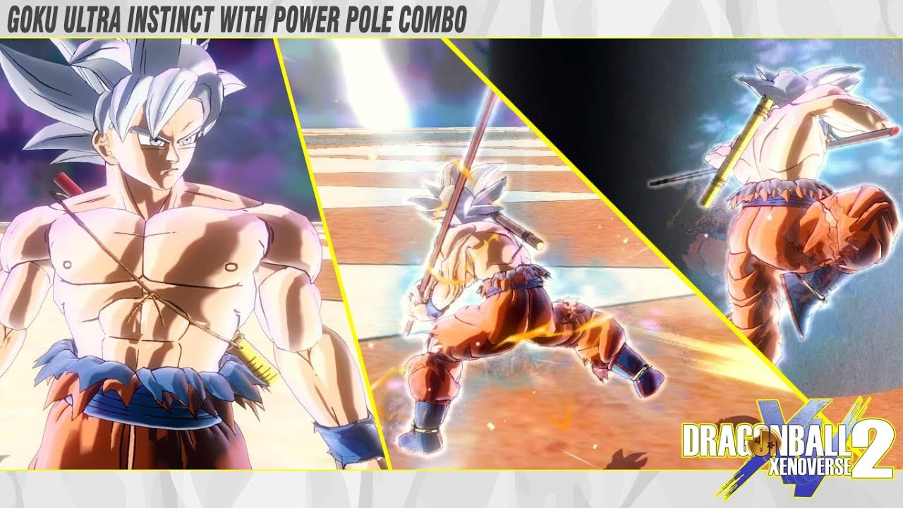 Ultra Instinct Goku with Power Pole Combo! Custom Moveset - Dragon Ball ...