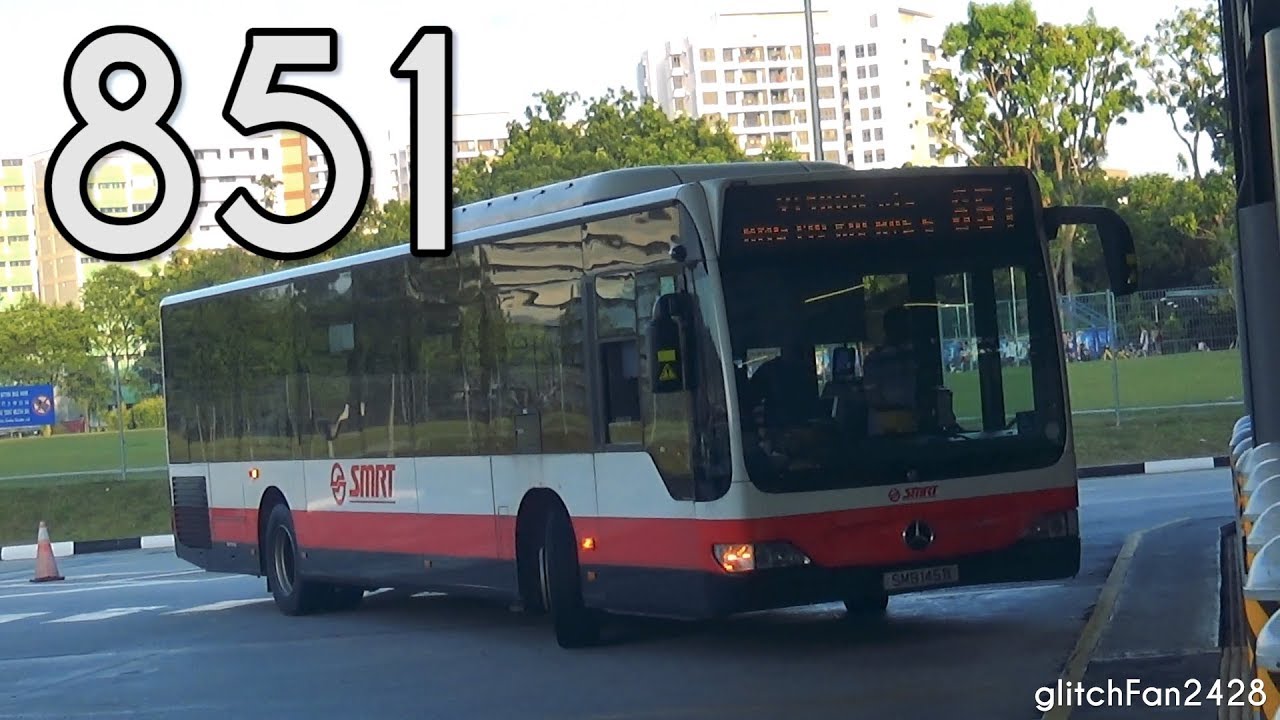 [SMRT] SMB145B on Service 851 - Mercedes Benz Citaro - YouTube