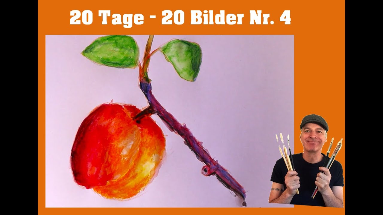 Völlig easy mit Aquarellstiften malen 🎨🤗 | Anfänger | Tutorial | Malen ...