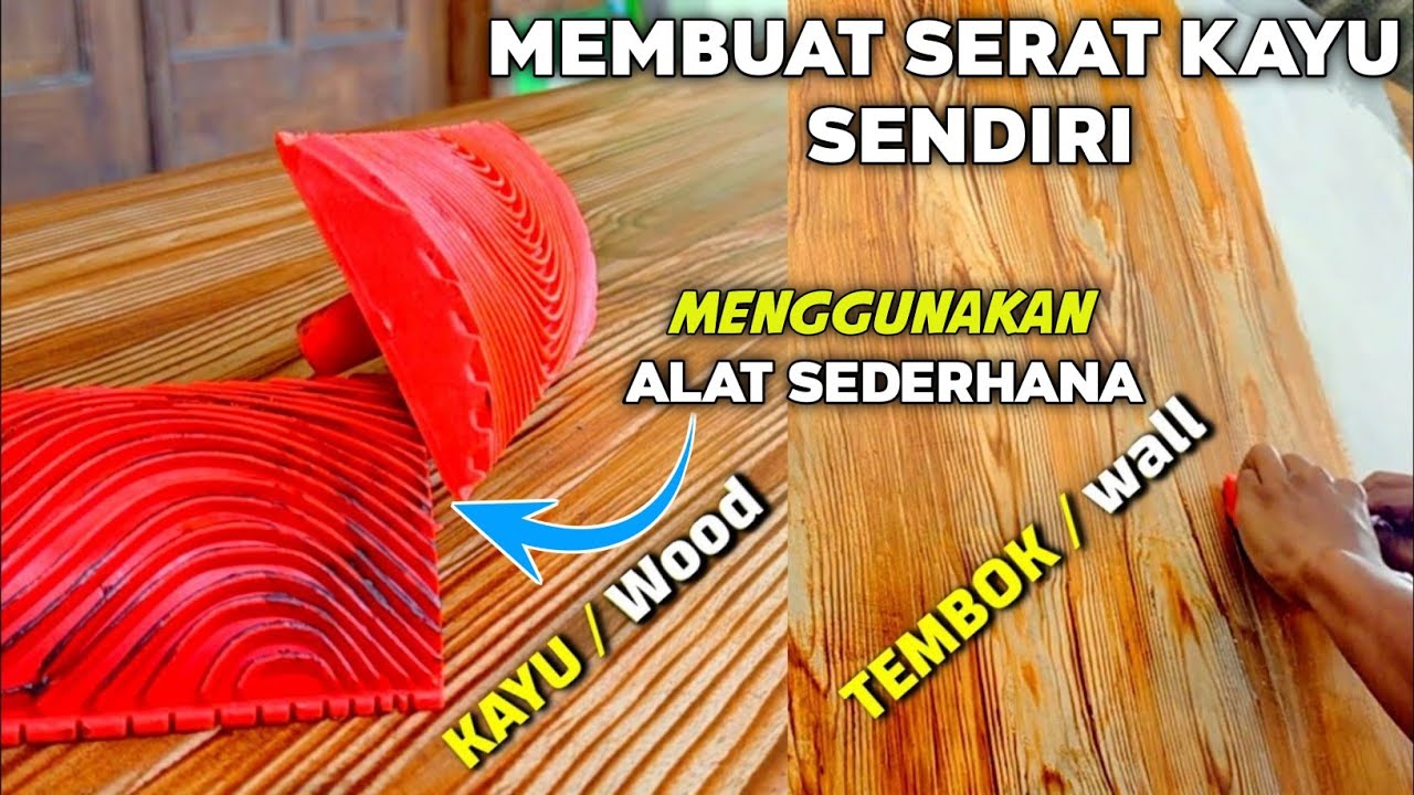 ALAT KREATIF ‼️ MEMBUAT SERAT KAYU HANYA DENGAN ALAT INI - YouTube