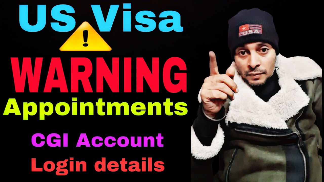 apply us visa online // book us visa appointments // create cgi account ...