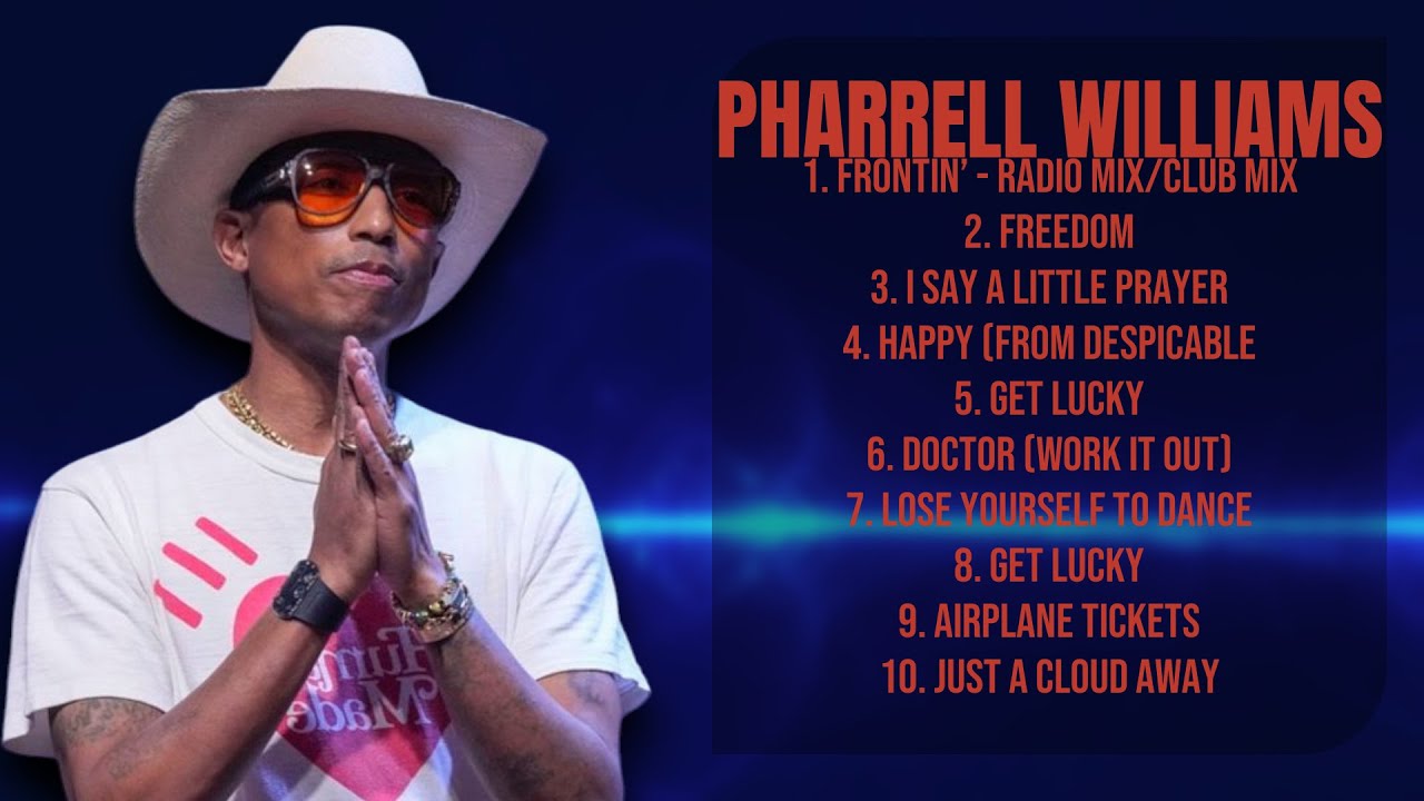 Pharrell Williams-Year's unforgettable music anthology-Most-Loved Songs ...