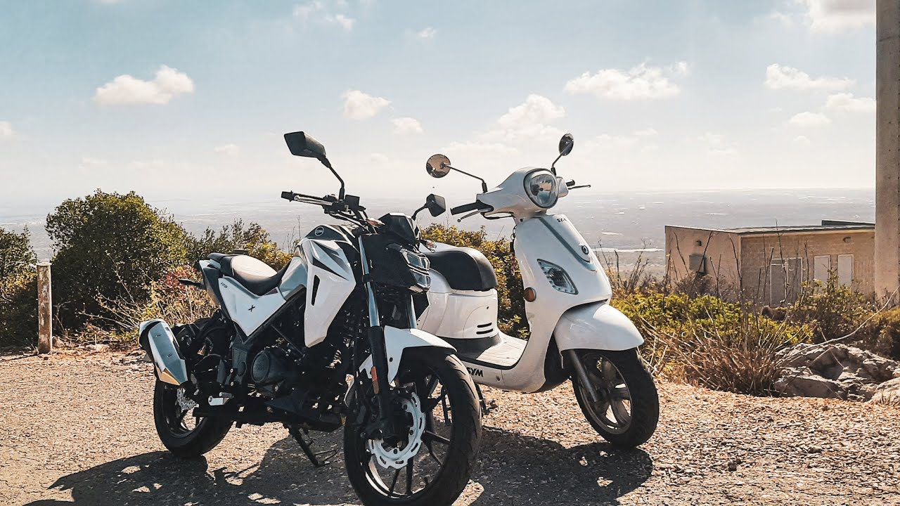 SYM NHX 125 + SYM FIDDLE III 50 | POV - YouTube