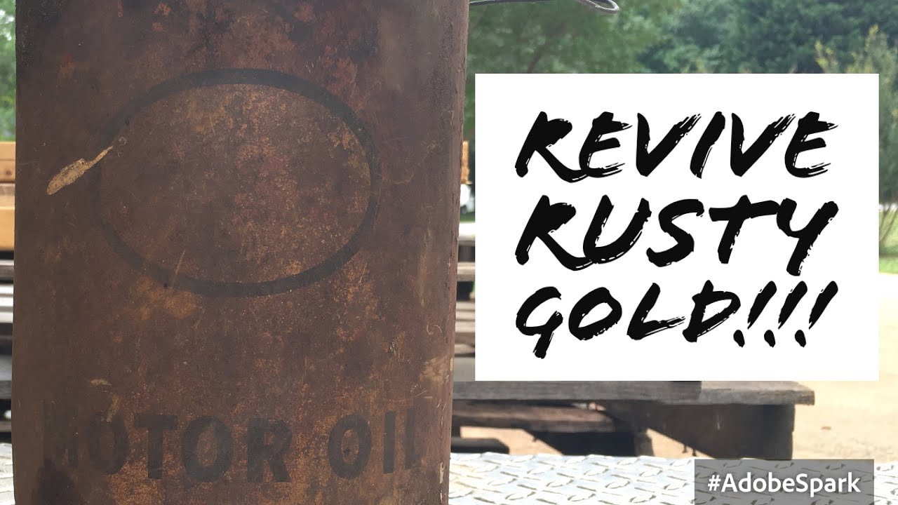 How to Bring a Rusty Can Back to Life!!! - YouTube