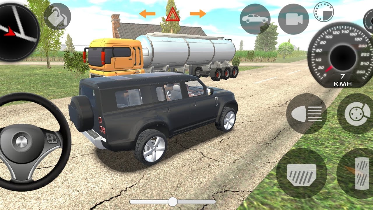 Range Rover Defender black kar game videos video game 3D car wala video ...