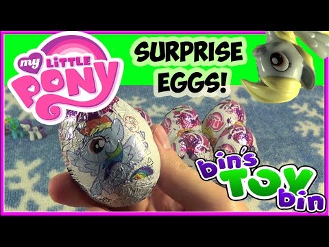 My Little Pony Chocolate Eggs - In Search of Twilight Sparkle! by Bin's Toy Bin