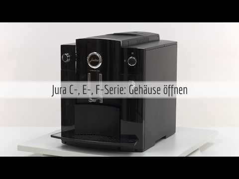 Jura Kaffeevollautomat Gehäuse öffnen von C, D, E und F-Serie Modellen