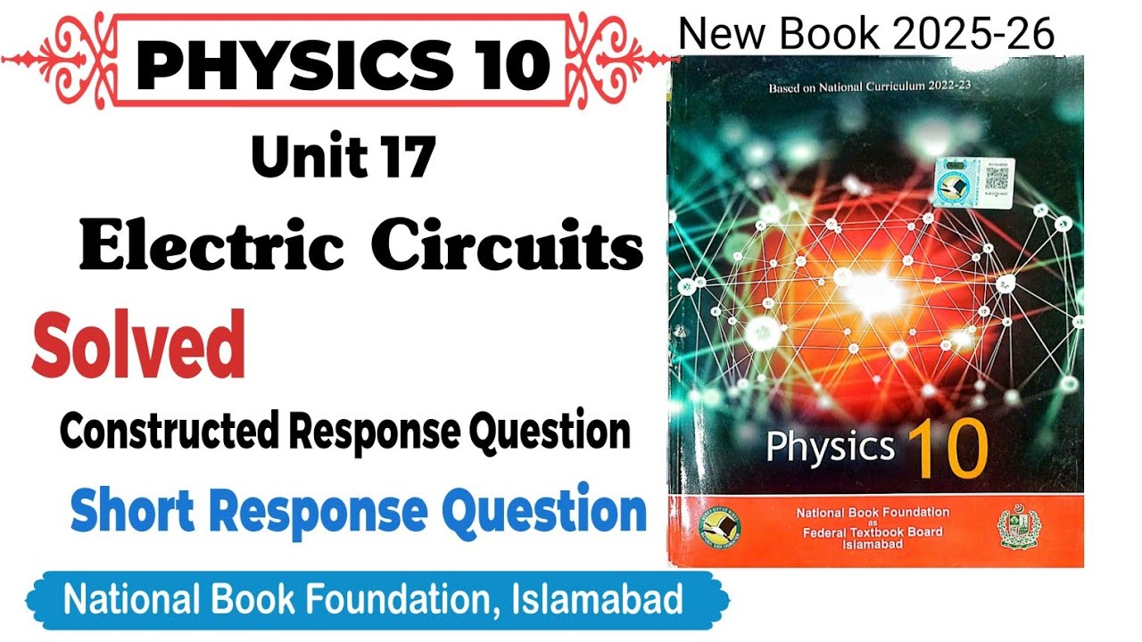 Unit 17 Solved CRQs| Short Q/A Electric Circuits Class 10 National book ...