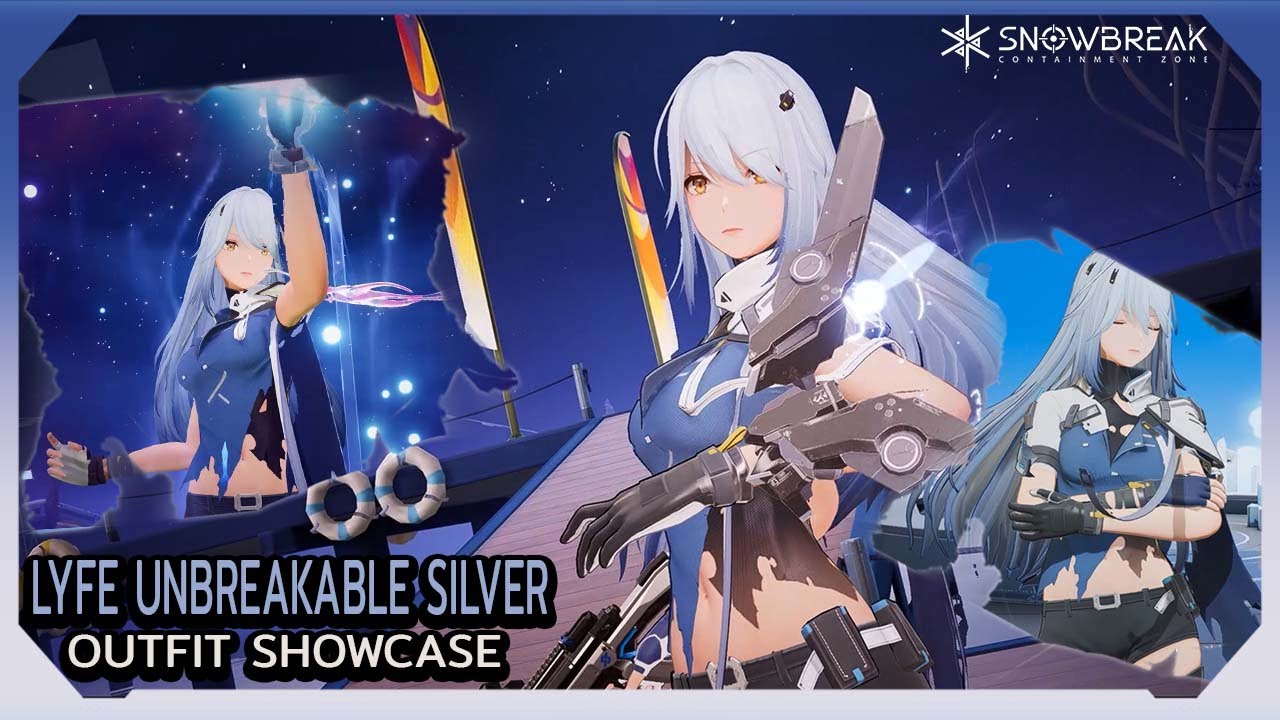 Snowbreak Containment Zone - Lyfe Unbreakable Silver Outfit Showcase ...
