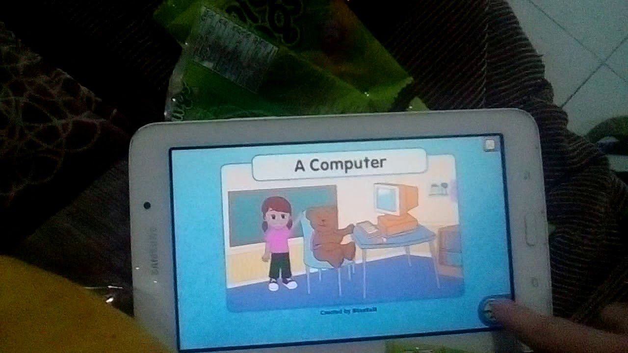 Starfall Backpack Bear A Computer - YouTube