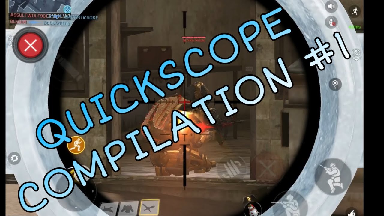 CALL OF DUTY: MOBILE | QUICKSCOPE COMPILATION #1 - YouTube