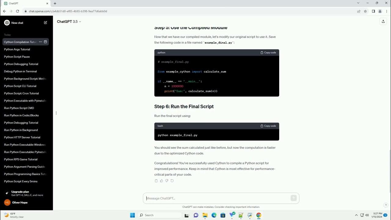 how to use cython to compile python code - YouTube