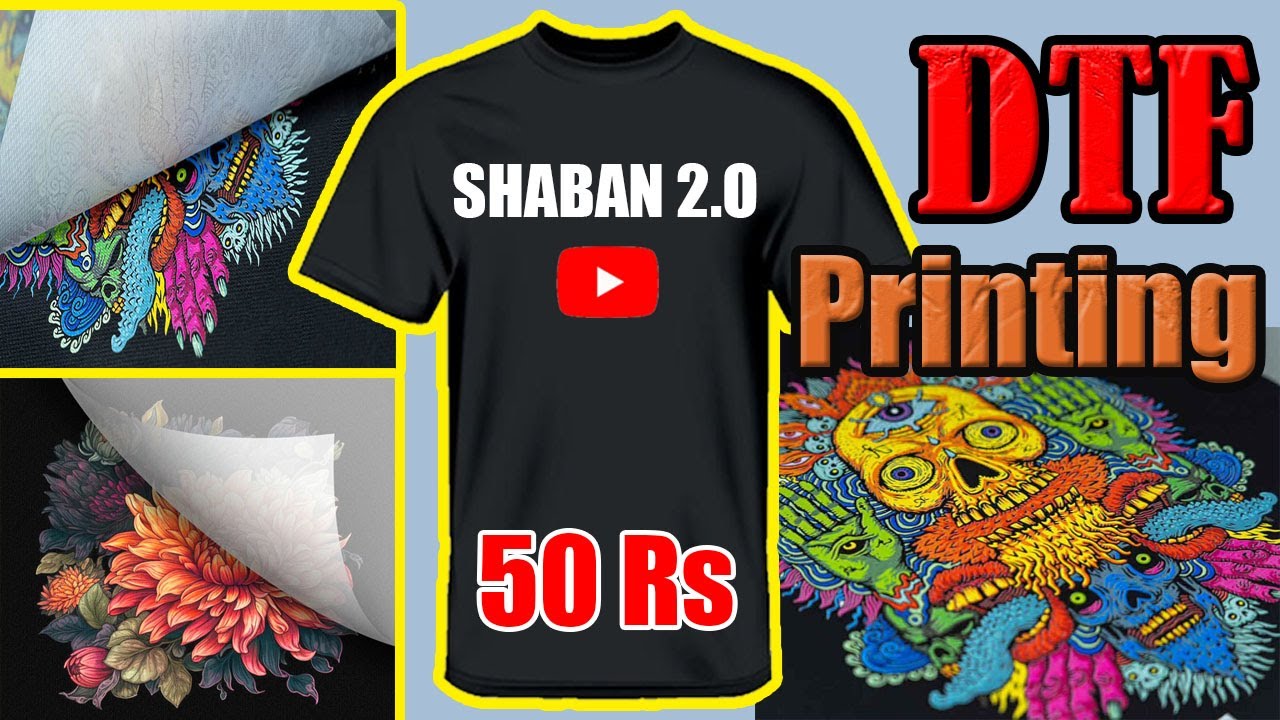 DTF Printing (Direct to Film Printing) | Tshirt printing | Digital ...