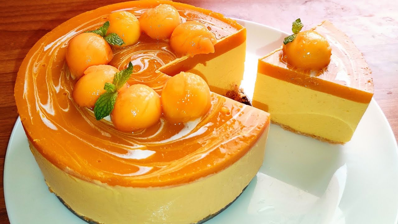 No Bake Mango CheeseCake | Home-made Cream Cheese | Mango Season ...