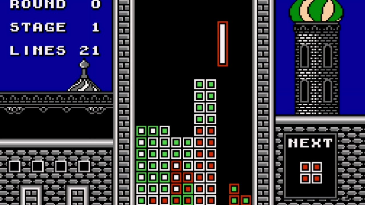 Tetris (BPS) (Famicom) | Gameplay NES HD 1080p - YouTube