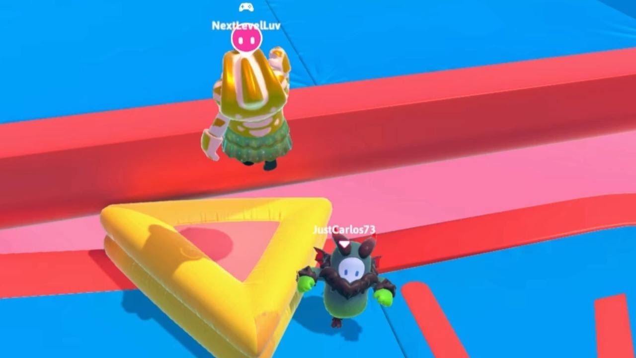 Fall Guys: A rare Slime Climb squads win. - YouTube
