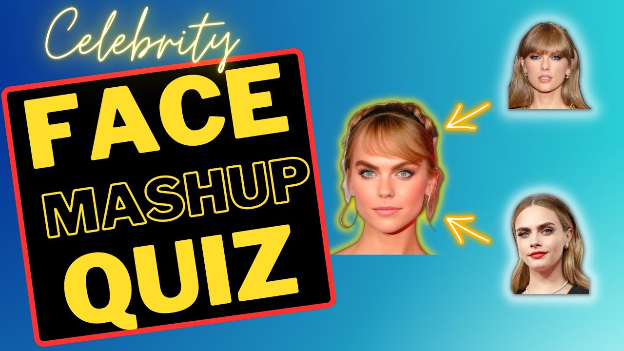 1 Face - 2 Celebrities. Will you pass the Face Mashup challenge? - YouTube