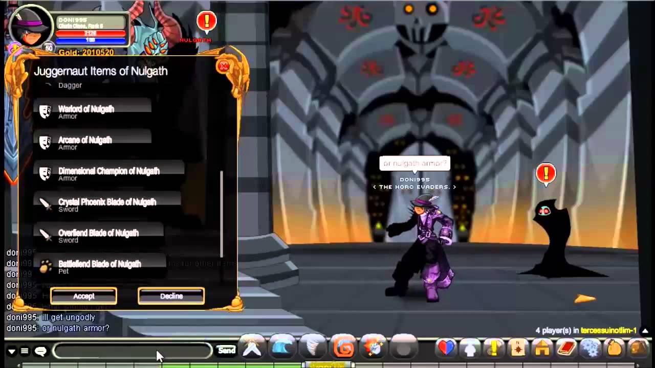 AQW Doni995-Ungodly Reavers of Nulgath! - YouTube