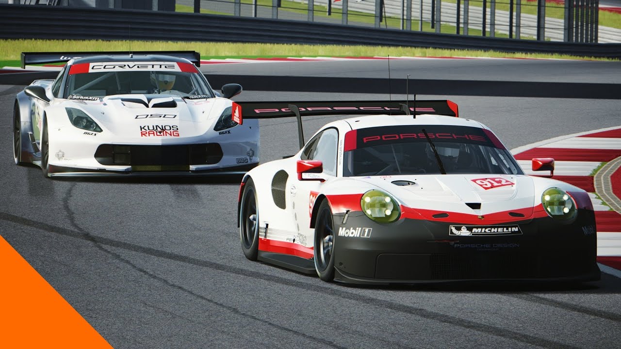 AI RACING - GTE race at COTA - YouTube