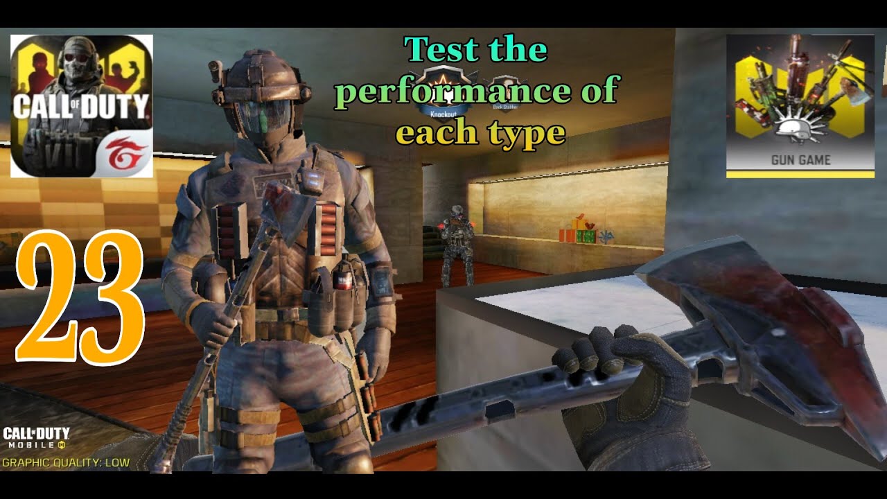 Call of Duty: Mobile |Test the performance of each type | PDT Gamer ...