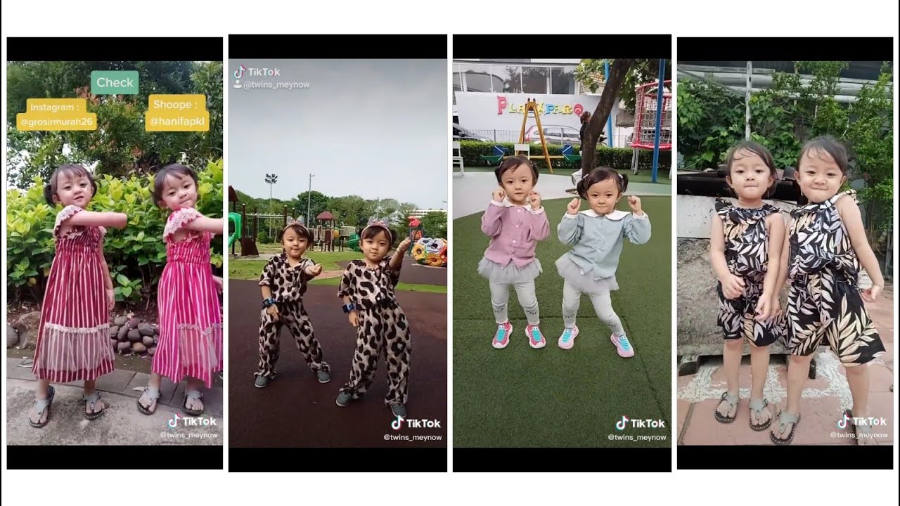 Joget TikTok - Kompilasi Joget si kembar yang imut dan cantik- Beby Twin - YouTube