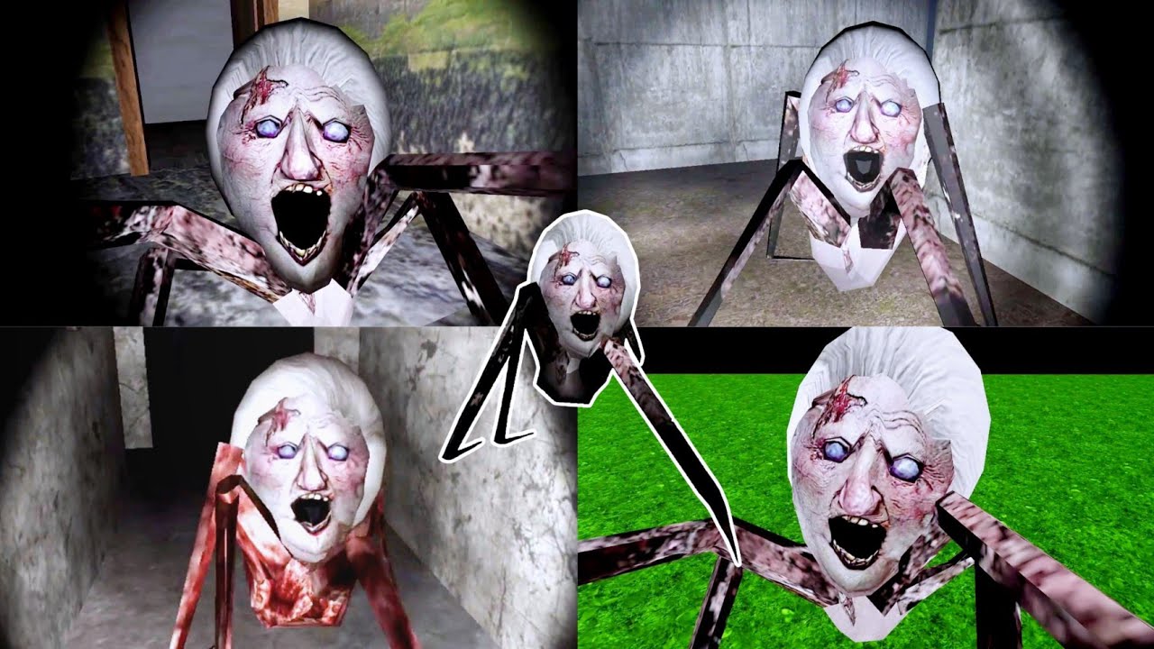 Slendrina's Spider Mom In All Granny Unofficial Games Full Gameplay ...