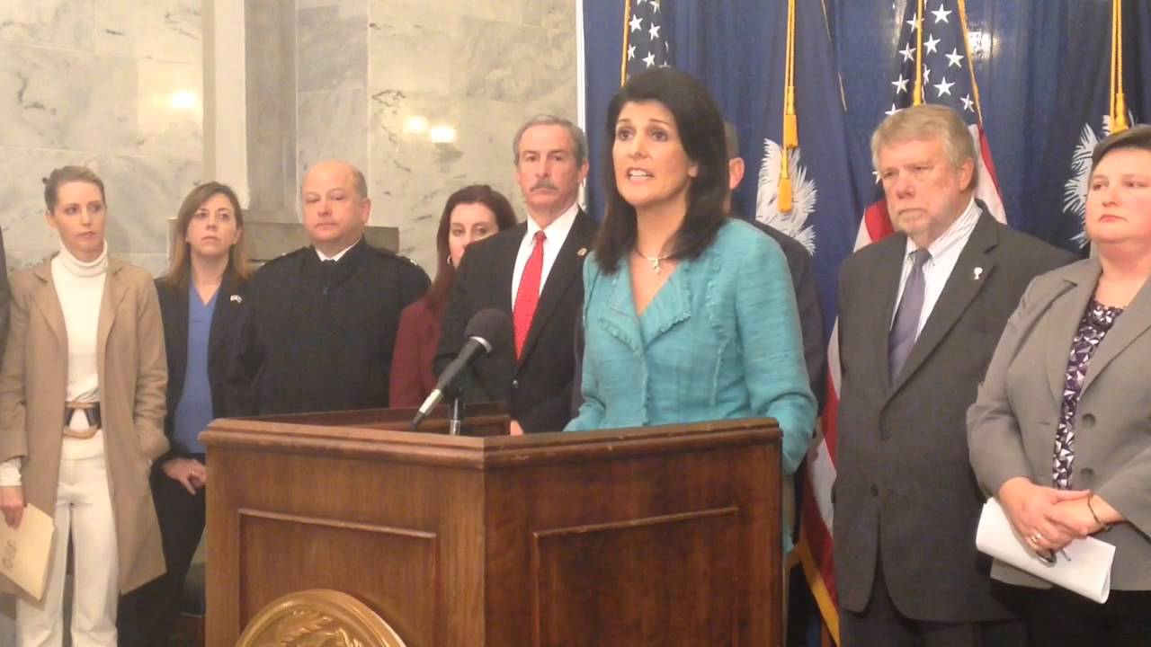 VIDEO: Gov. Nikki Haley addresses flood recovery - YouTube