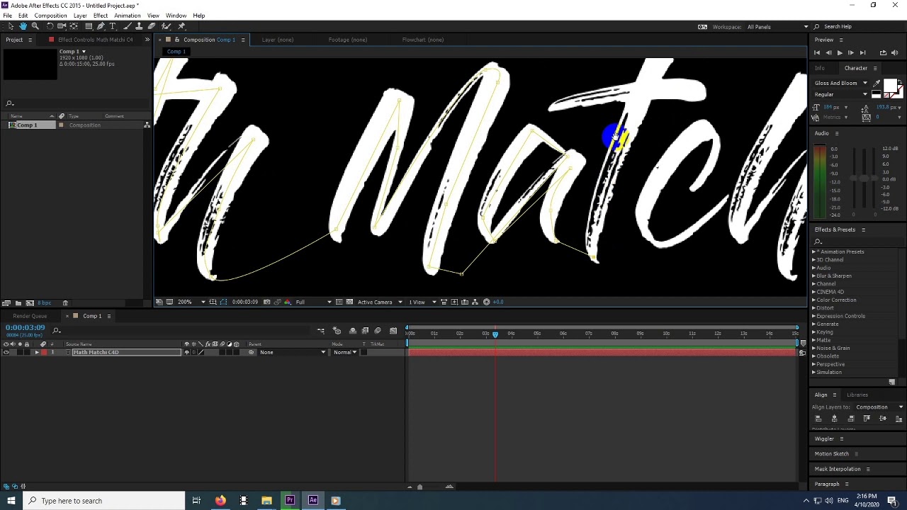 Bursh How To Make Stroke Text In After Effect Bursh How To Make Stroke Text In After Effect