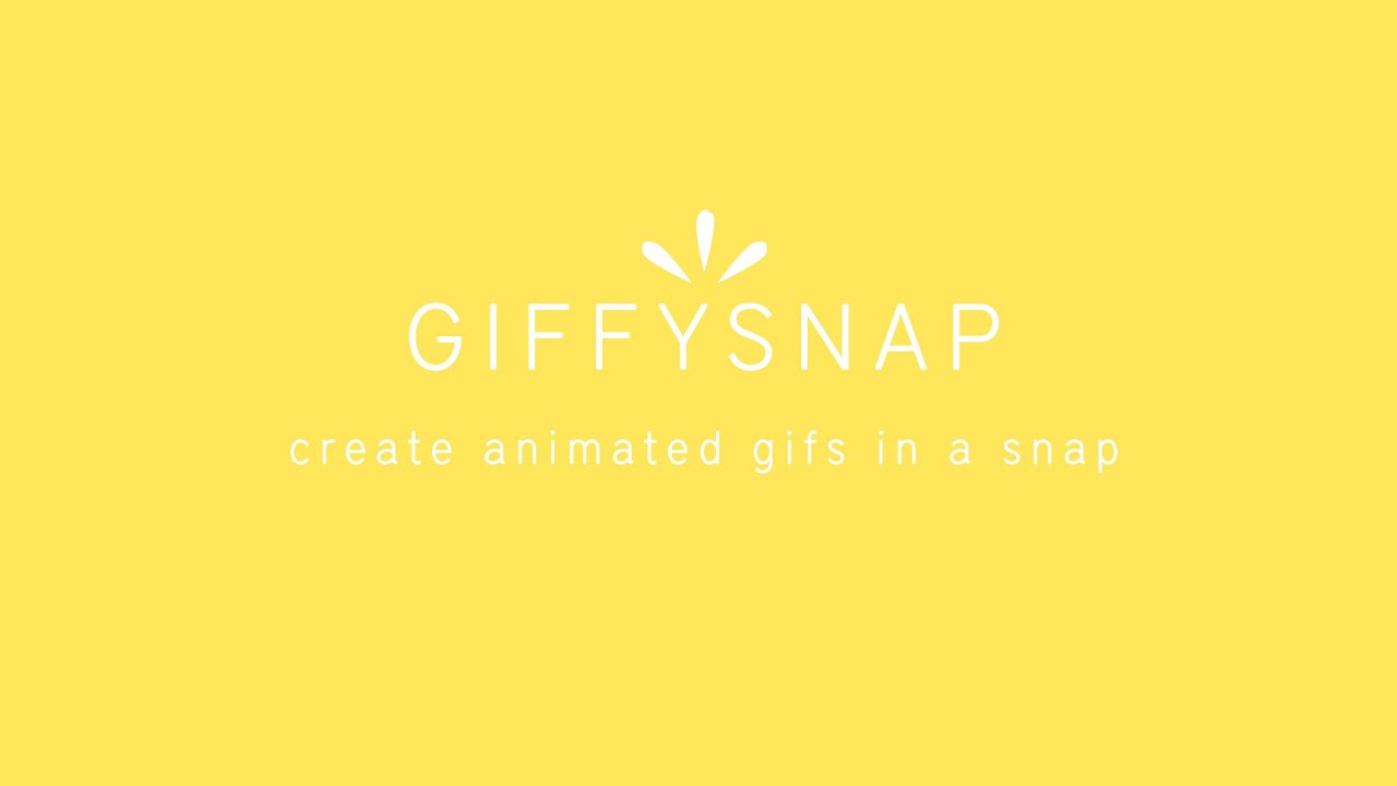 Free GIF Maker: How to Create an Animated GIF with Giffysnap! - YouTube