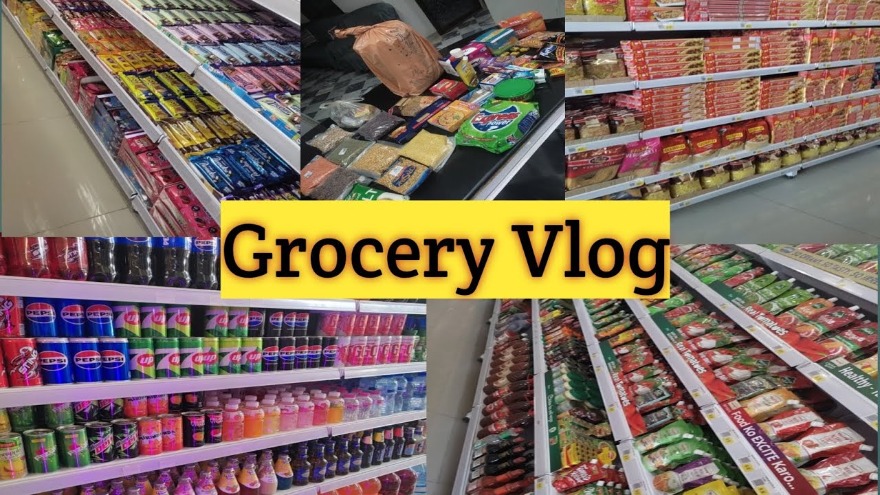 My First Grocery Shopping Vlog 2024 | How I Organize My Monthly Grocery ...