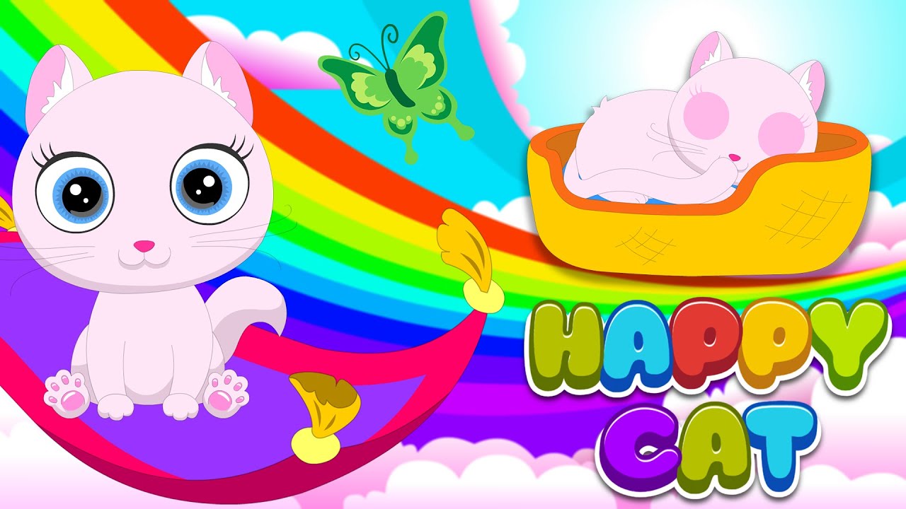 Meow Meow, Let’s Sing! | The Happy Cat Song | Nursery Rhymes | Goggly ...