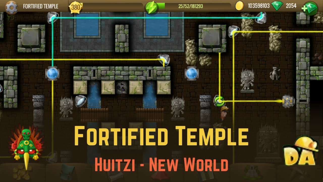 Fortified Temple - #10 Huitzi - Diggy's Adventure - YouTube