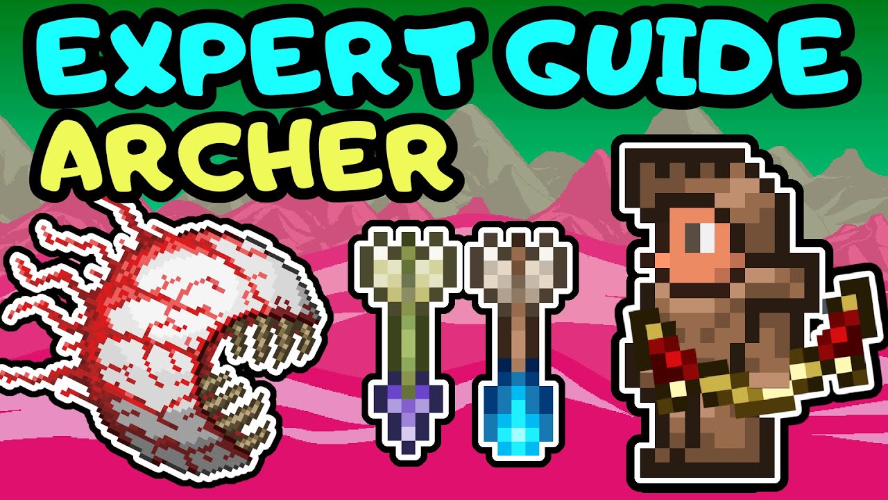Beginner Archer and Bow Progression Guide! Terraria Expert Mode Guided ...