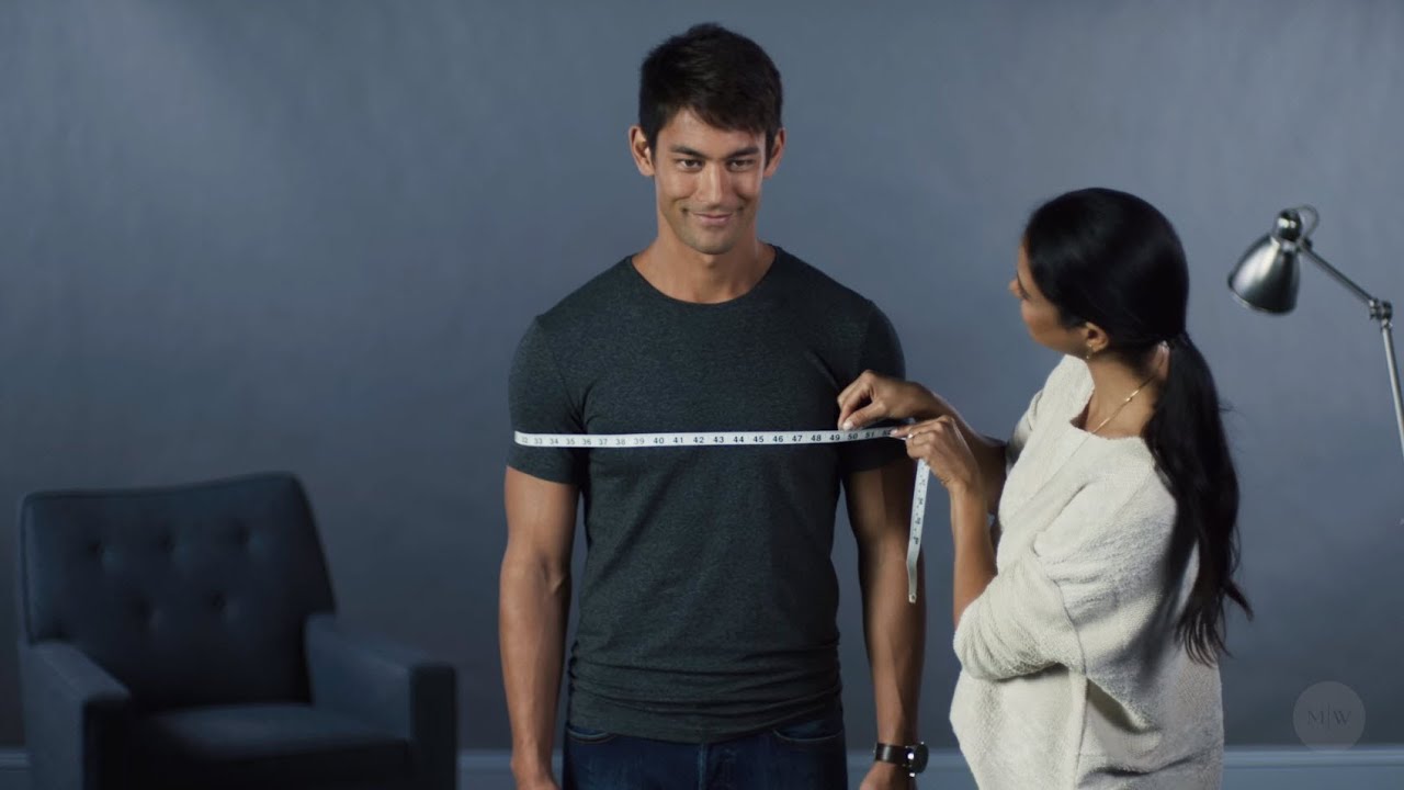 How to Measure Your Overarm | Tux Rental Measuring Made Easy - YouTube