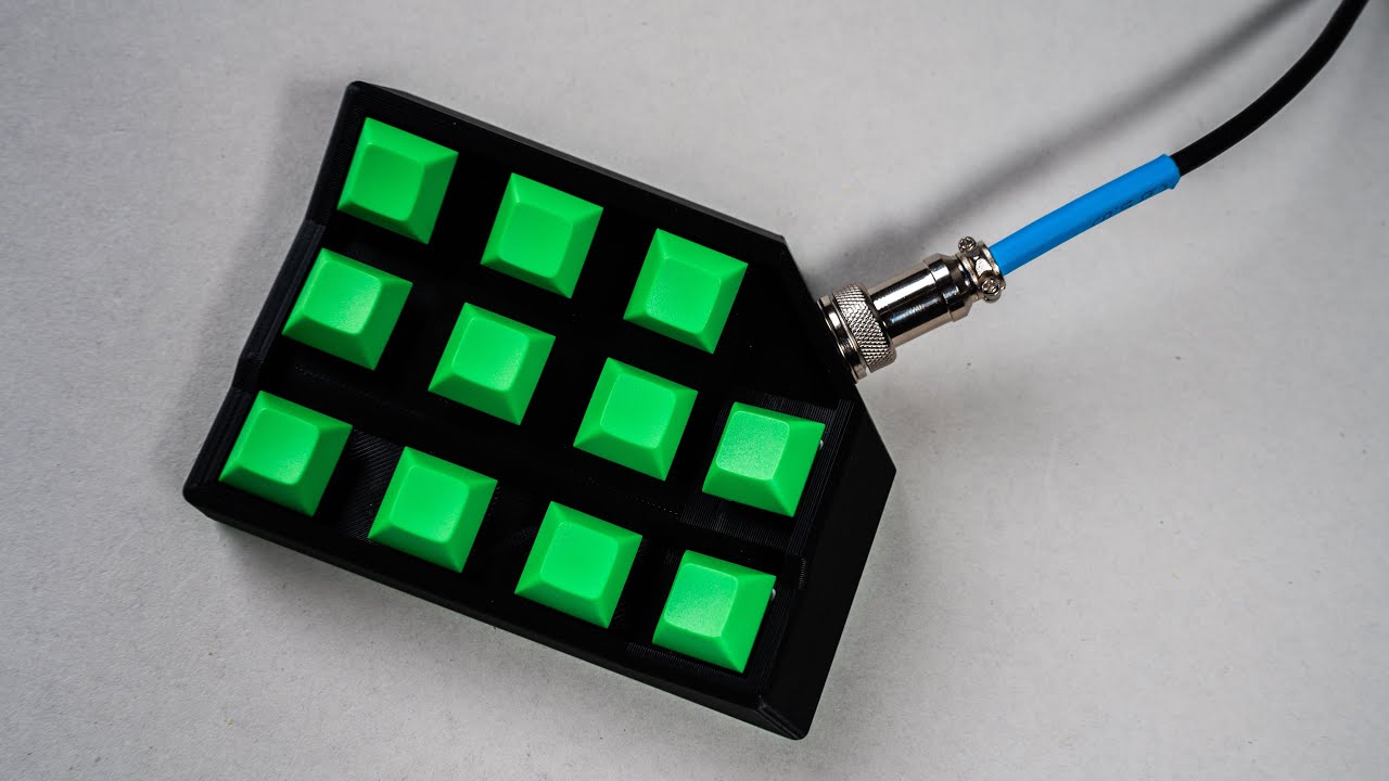 Single Thumb Gaming Handwired Macro Pad - YouTube