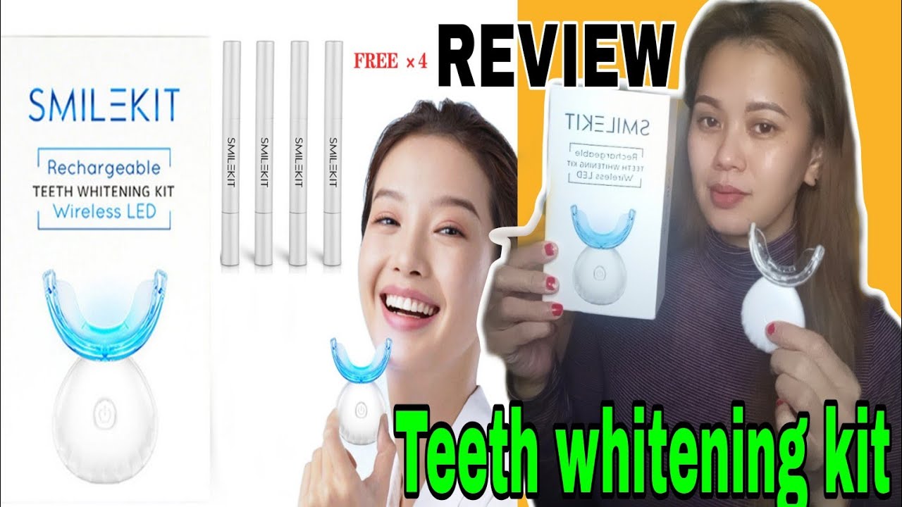 SMILE KIT/TEETH WHITENING RECHARGABLE WIRELESS LED/REVIEW/KATHERIN'Z ...