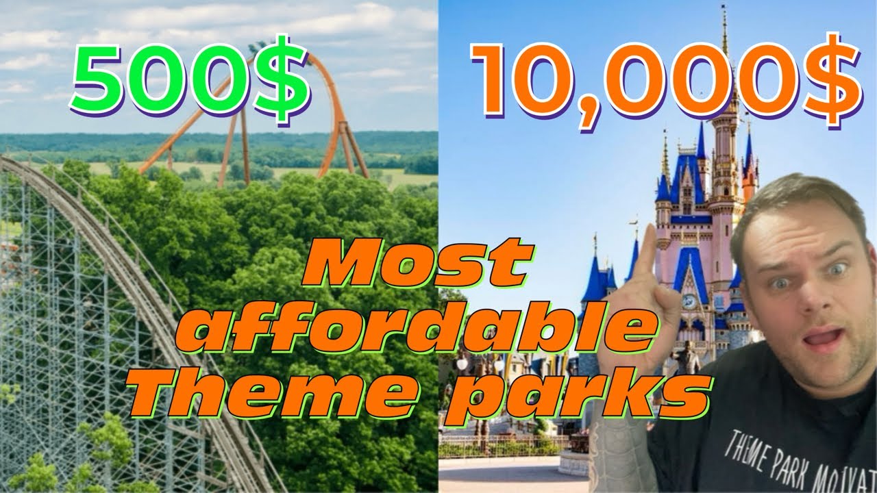 TOP 10 MOST AFFORDABLE THEME PARKS - YouTube