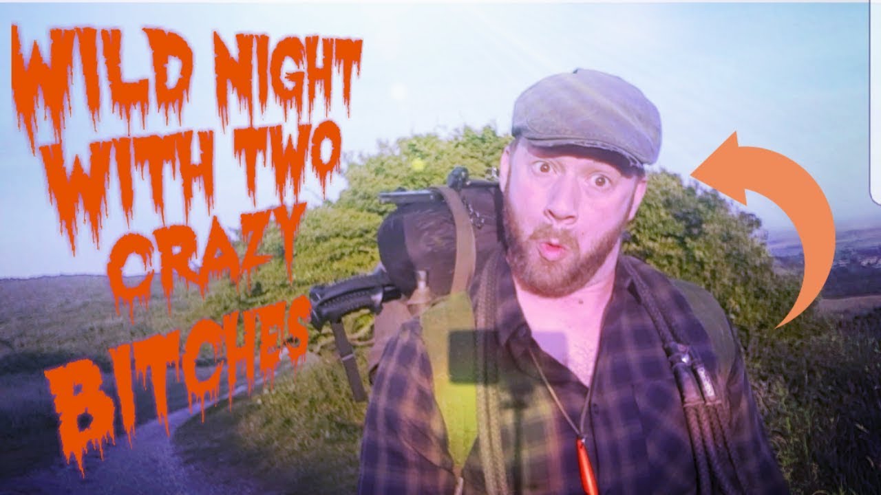 Solo wild camping, British army basha, cheap chinese stove test. Windy ...