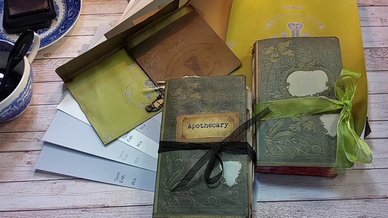 Apothecary note books - flip through - YouTube