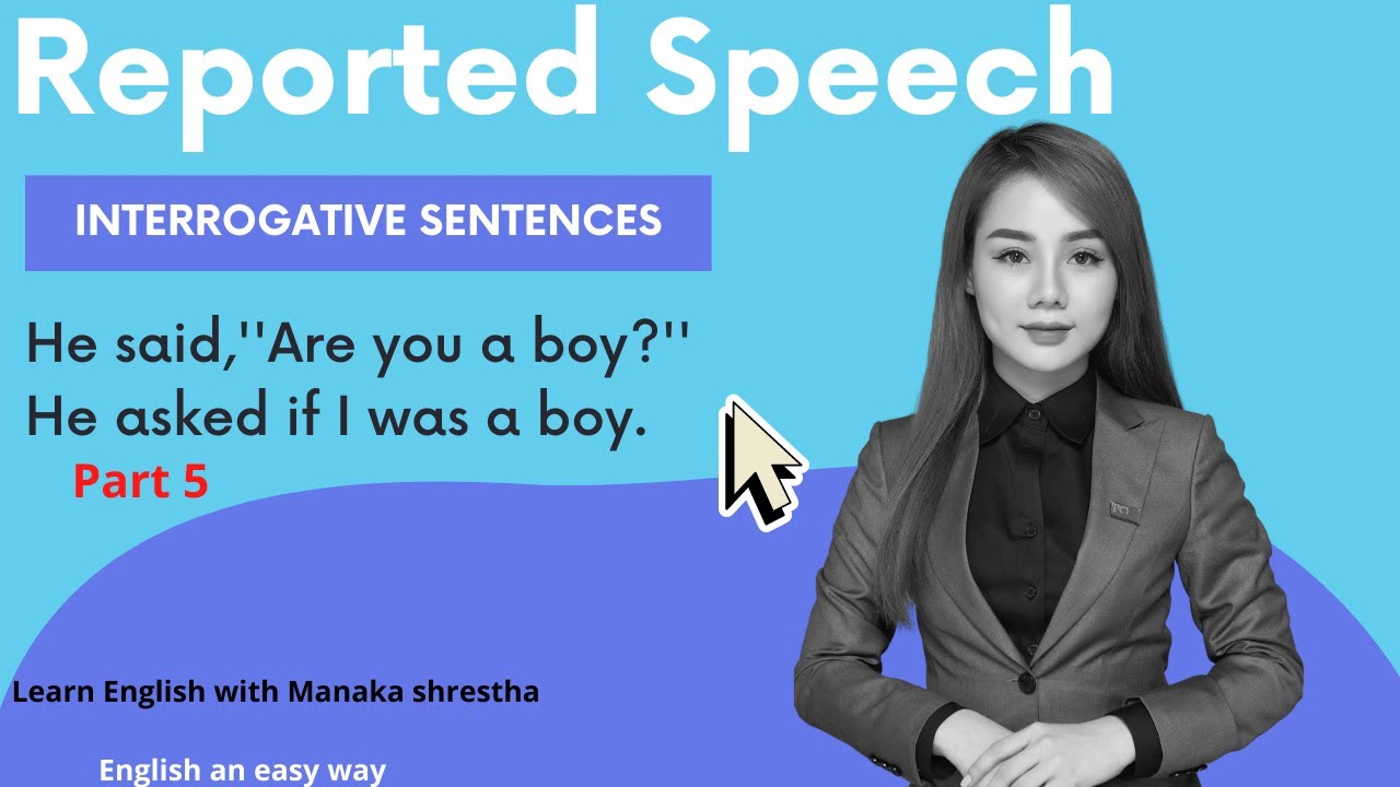 Reported Speech Interrogative sentence Part 5 - YouTube