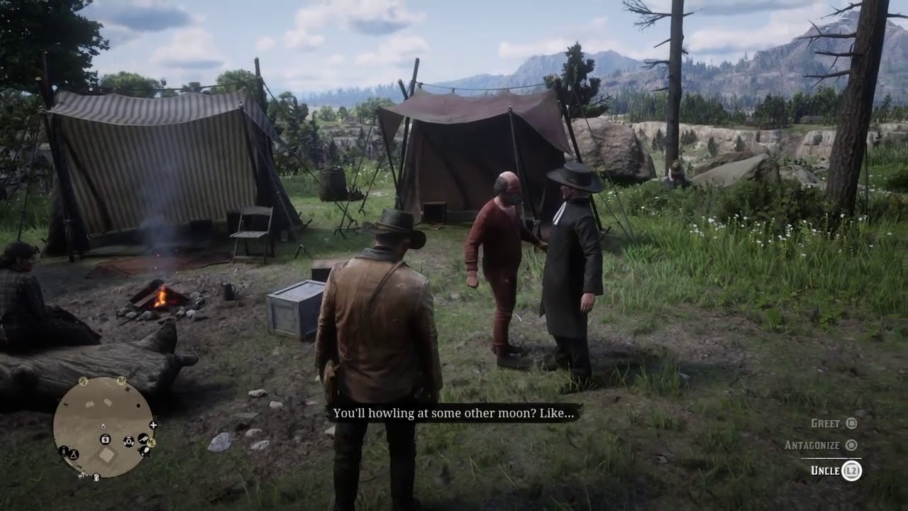 Red Dead Redemption 2 - Uncle Moons Swanson - Uncles 'Other' Moon - YouTube