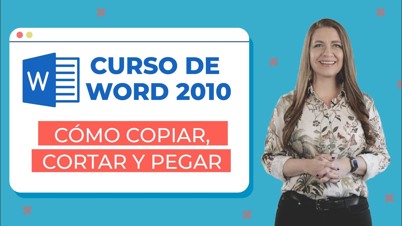 Cómo copiar, cortar y pegar en Word 2010 - YouTube