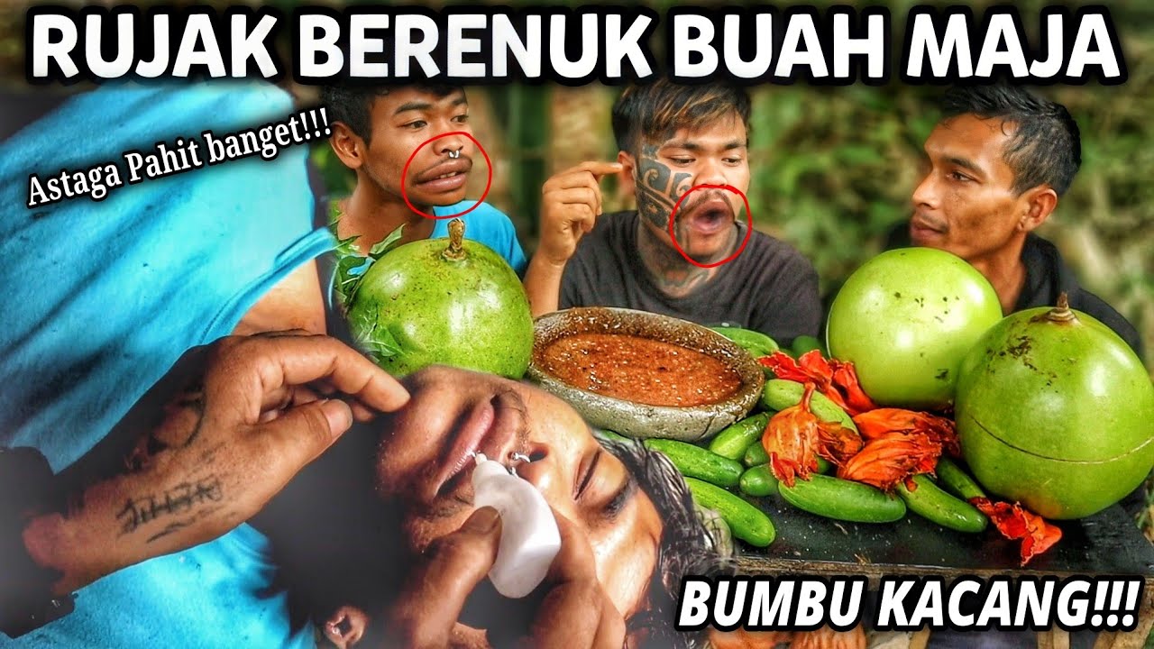 Mukbang Rujak Berenuk Bumbu Kacang Youtube