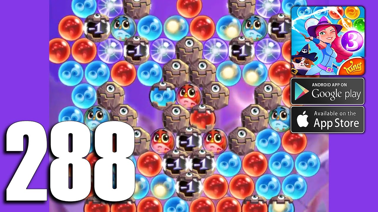 Bubble Witch Saga 3 ]288[ Gameplay Walkthrough - Stage 457 (Android, iOS) - YouTube