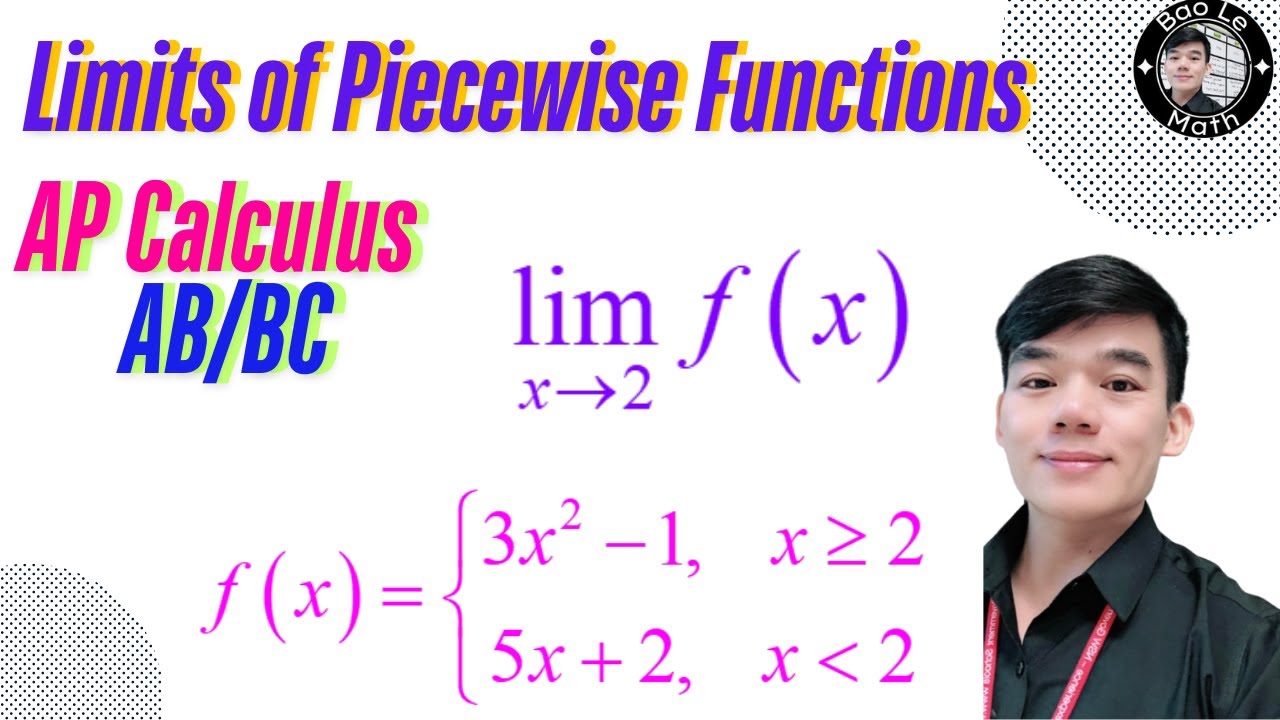 Limits of Piecewise Functions | AP Calculus AB/BC Explained - YouTube